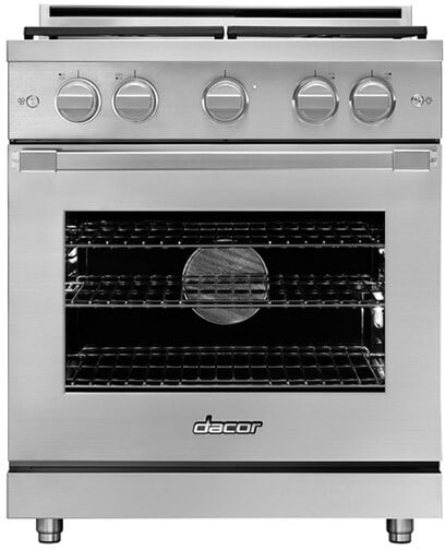 Dacor HGR30PSLP 30 Inch Freestanding Professional Gas Range with 4 ...