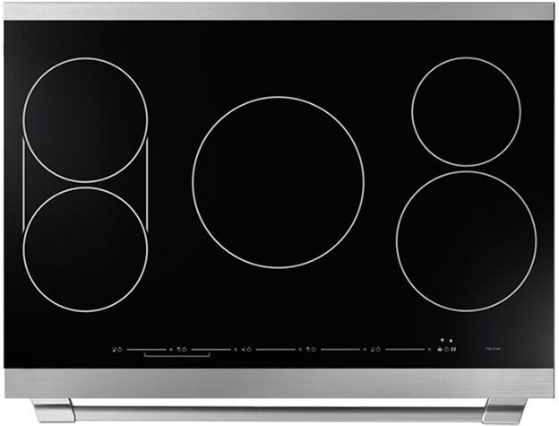 Dacor HIPR36C 36 Inch Induction Range with 5.2 Cu. Ft. Capacity, 5 ...