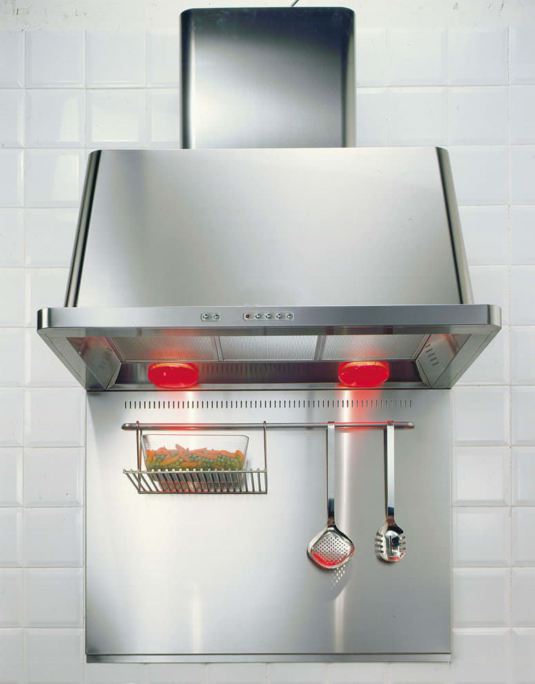 Ilve UAM90BL 36 Inch Wall Mount Chimney Hood with 600 CFM Internal ...