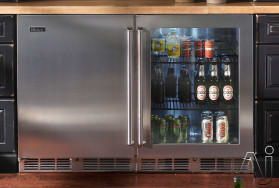 Perlick HP48FRS 48 Inch Undercounter Freezer/Refrigerator with 12 cu ...