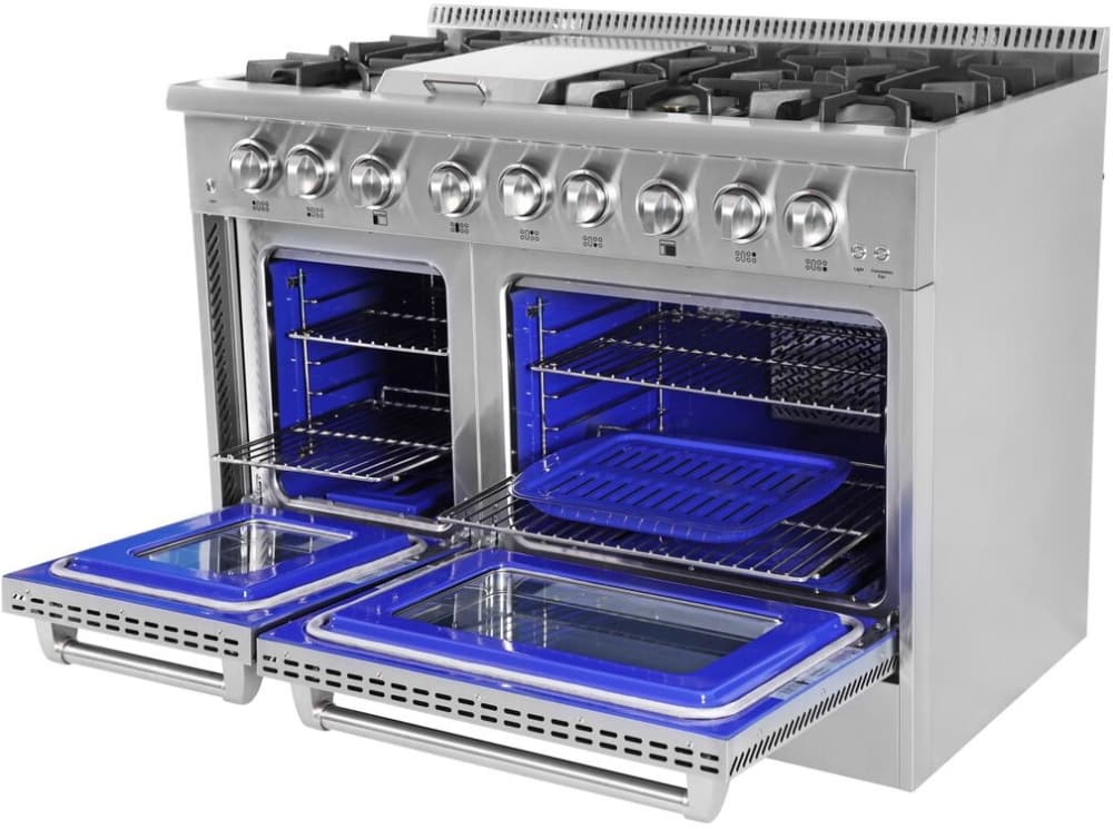 Thor Kitchen HRD4803U 48 Inch Freestanding Dual Fuel Range with ...