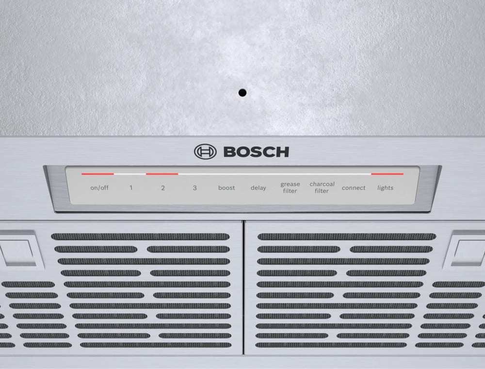 Bosch HUI86553UC 36 Inch Custom Insert Smart Range Hood with 4-Speed ...