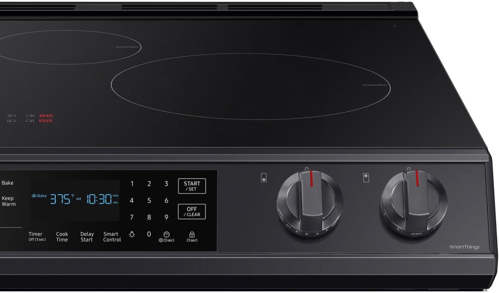 Samsung NE63B8611SG 30 Inch Slide-In Induction Smart Range with 4 ...