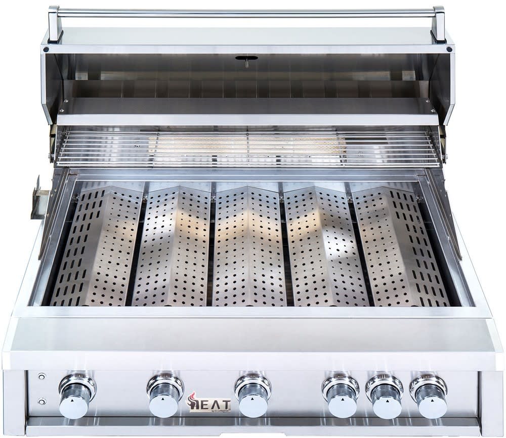 HEAT Grills HTGR405NG 40 Inch Professional Gas Grill with 5 Burners ...