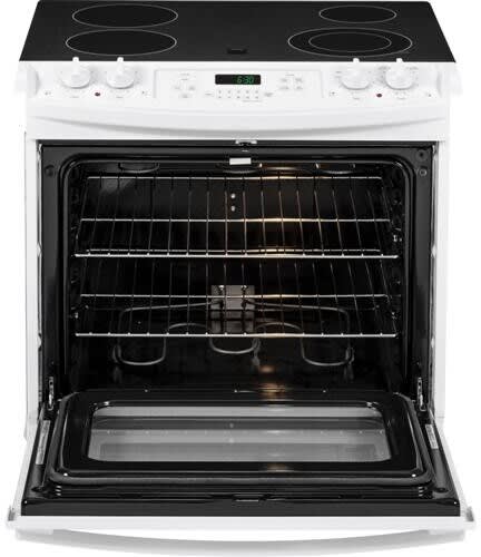 GE JD630DFWW 30 Inch Drop-in Electric Range with 4 Smoothtop Elements ...