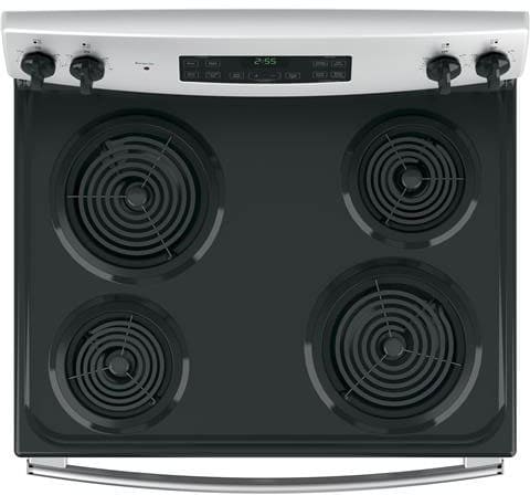 GE JB255RKSS 30 Inch Electric Range with 4 Coil Elements, 5.0 cu. ft ...