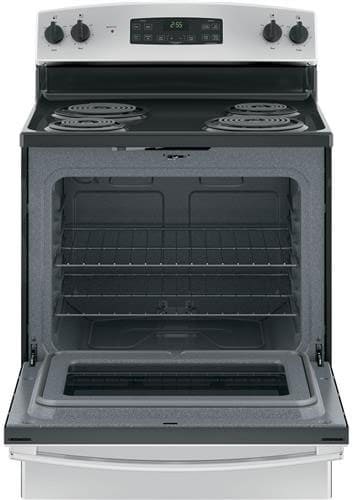 GE JB255RKSS 30 Inch Electric Range with 4 Coil Elements, 5.0 cu. ft ...