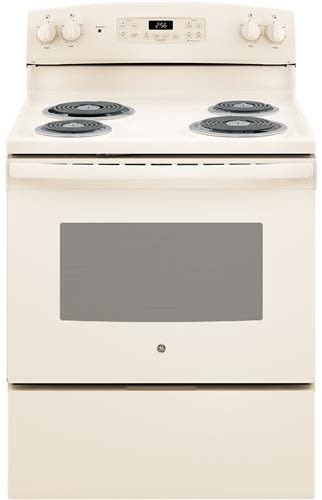 GE JB256DMCC 30 Inch Freestanding Electric Range with 4 Coil Burners, 5 ...