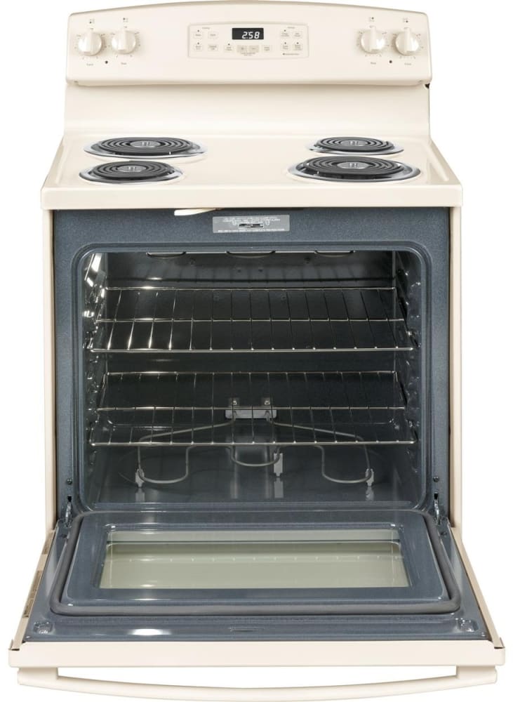 GE JB258DMCC 30 Inch Freestanding Electric Range with 4 Coil Elements ...