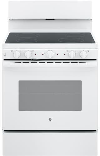 GE JB480DMWW 30 Inch Freestanding Electric Range with 4 Radiant ...