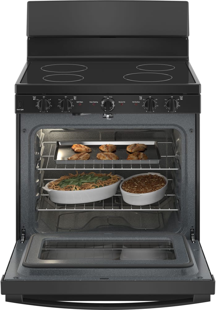 GE JB480DTBB 30 Inch Freestanding Electric Range with 4 Radiant ...