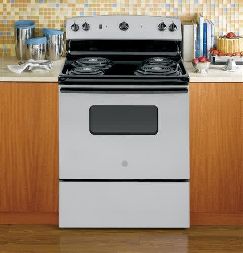 GE JBS160GMSA 30 Inch Freestanding Electric Range with 4 Coil Elements ...