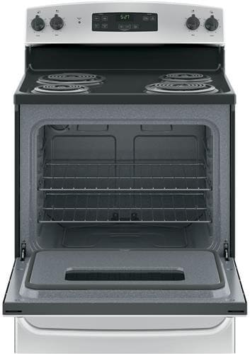 GE JBS27RKSS 30 Inch Electric Range with Dual-Element Bake, Storage ...