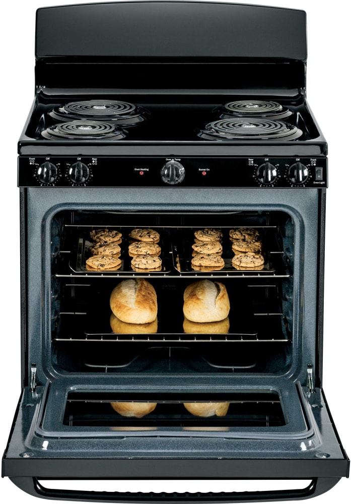 GE JBS460DMBB 30 Inch Electric Freestanding Range with 4 Coil Elements ...