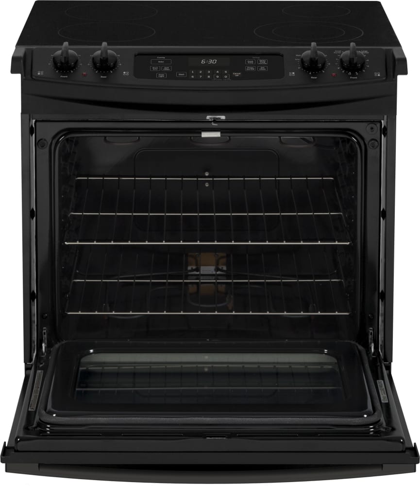 GE JD630DTBB 30 Inch Drop-In Electric Range with 4 Smoothtop Elements ...