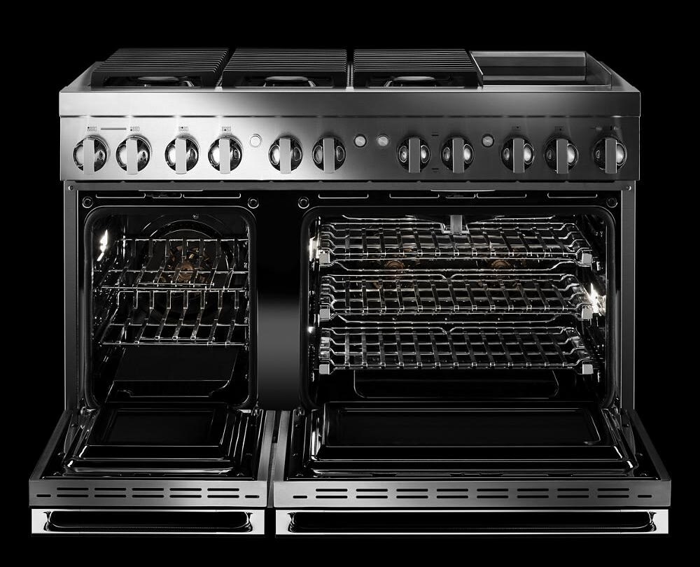 JennAir JDRP548HM 48 Inch Freestanding Professional Gas Smart Range ...