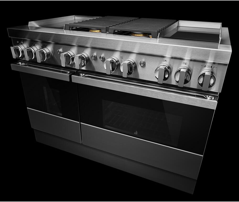 JennAir JDRP848HM 48 Inch Smart Dual Fuel Professional Range with WiFi ...