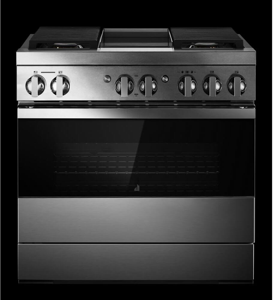 JennAir JDSP536HM 36 Inch Smart Dual Fuel Professional-Style Range with ...