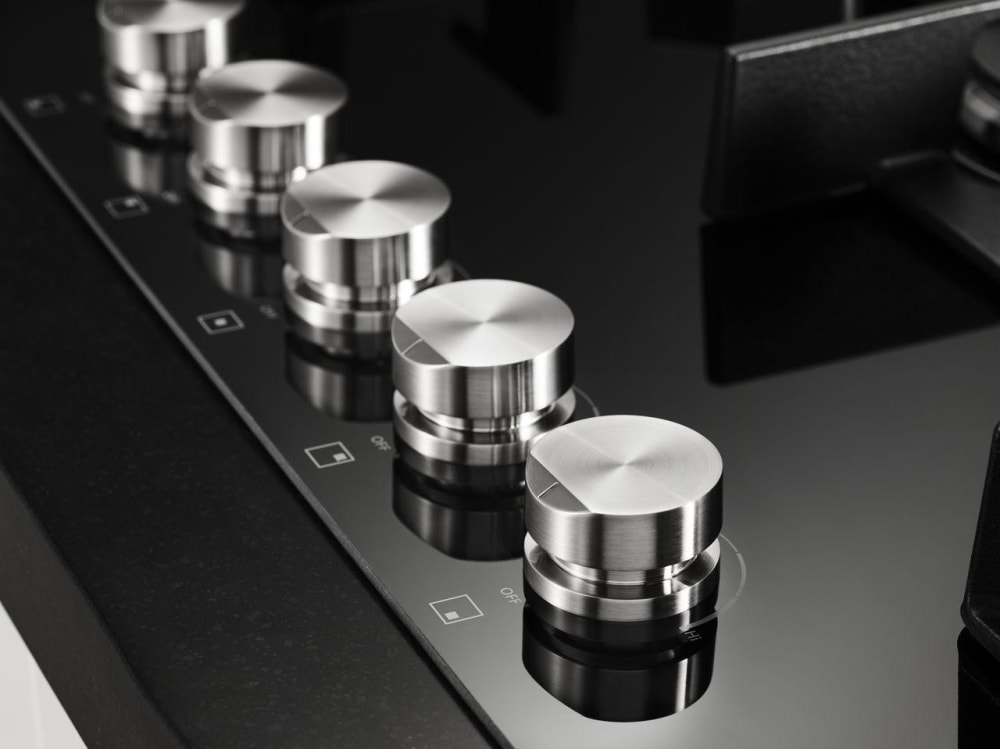 JennAir JGC2536EB 36 Inch Gas Cooktop with 5 Sealed Burners, Ceramic ...