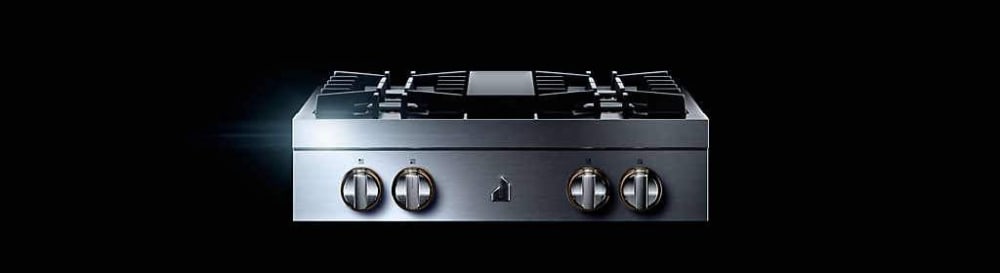 JennAir JGCP430HL 30 Inch Gas Rangetop with Dual-Stacked PowerBurners ...