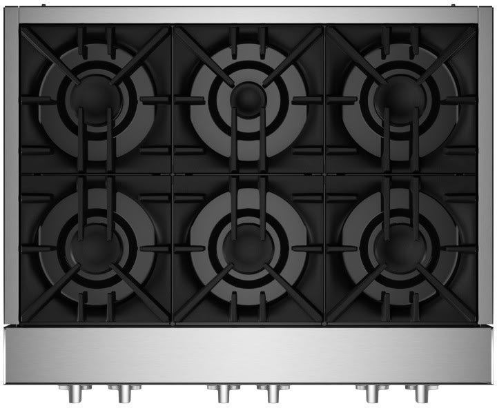 JennAir JGCP436HL 36 Inch Gas Rangetop with Dual-Stacked PowerBurners ...