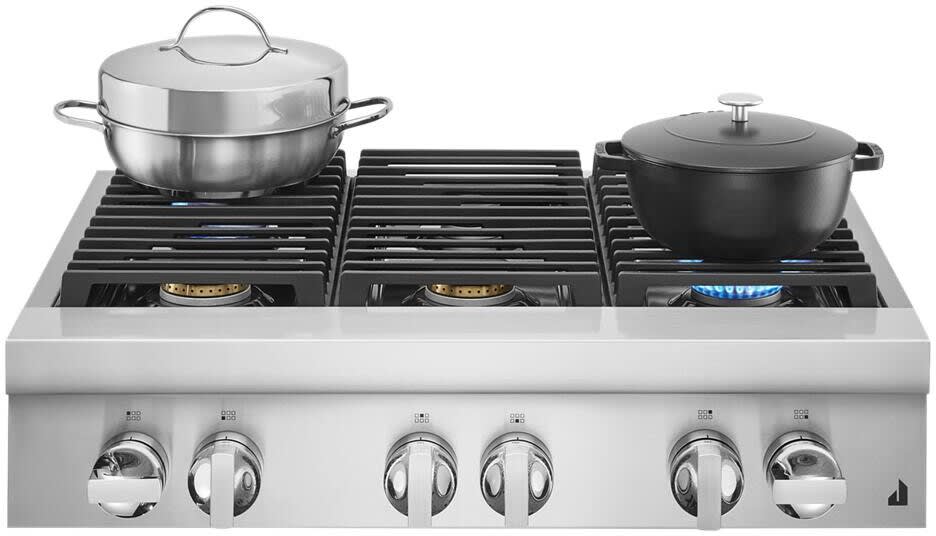 JennAir JGCP436HM 36 Inch Gas Rangetop with Dual-Stacked PowerBurners ...