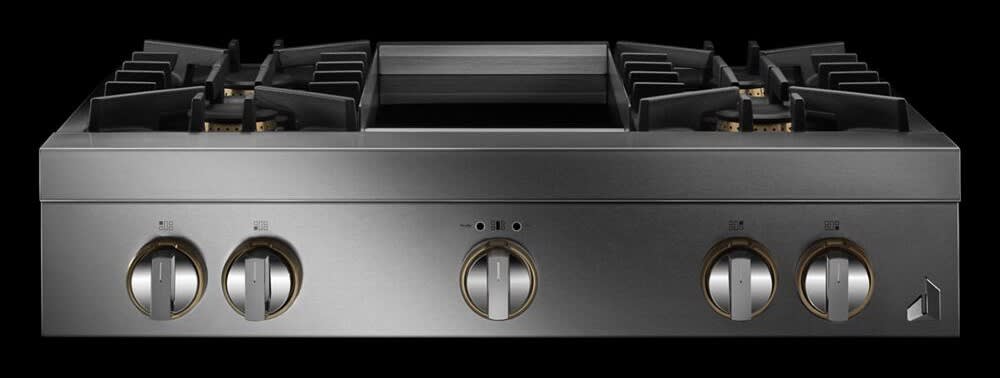 JennAir JGCP536HL 36 Inch Gas Rangetop with 4 Sealed Brass Burners ...