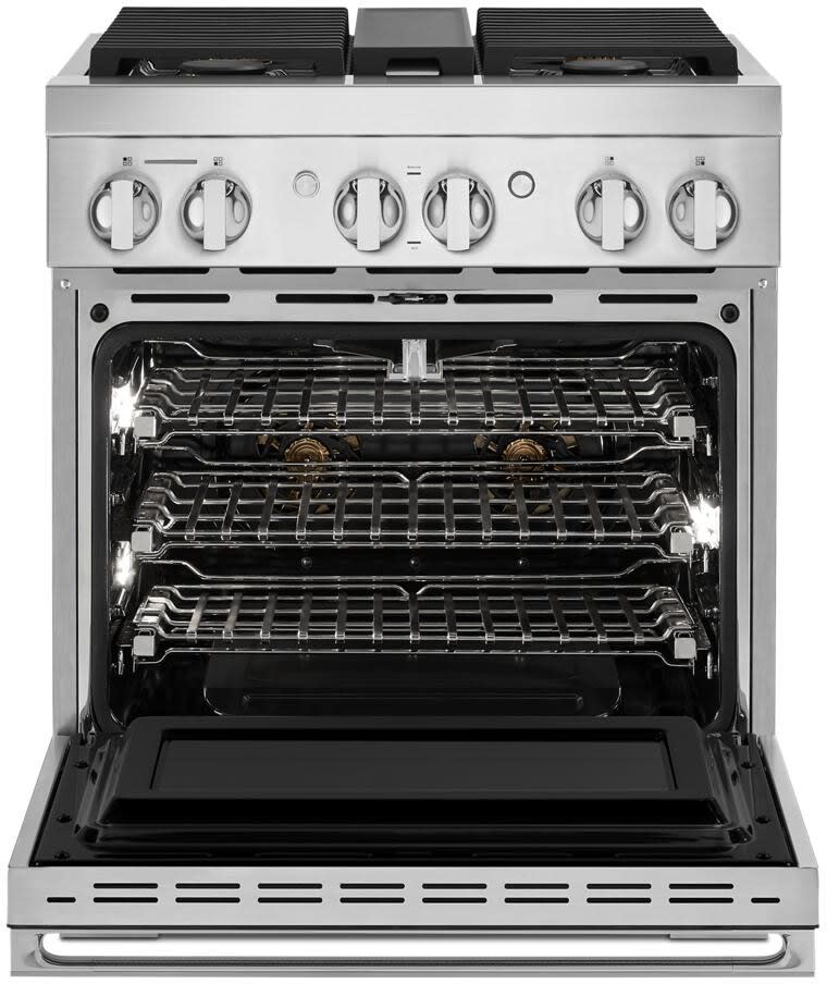 JennAir JGRP430HM 30 Inch Smart Freestanding Gas Range with WiFi, Dual ...