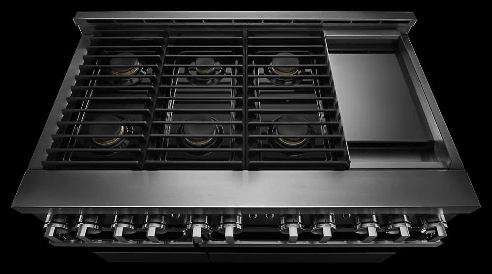 JennAir JGRP548HM 48 Inch Smart Pro-Style Gas Range with WiFi, Dual ...