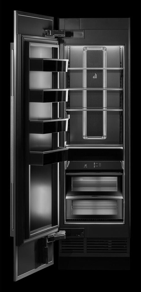 JennAir JAREFFRNOIRSET2 Side-by-Side Column Refrigerator & Freezer Set ...