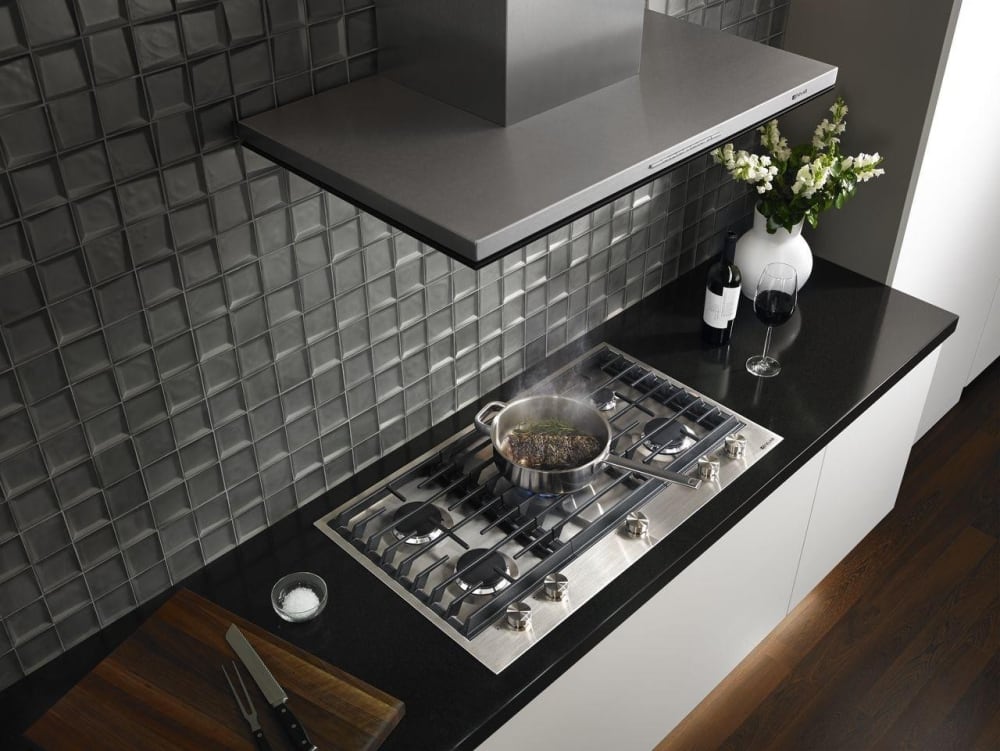 JennAir JXW8936DS 36 Inch Wall Mount Range Hood with 4-Speeds, 600 CFM ...