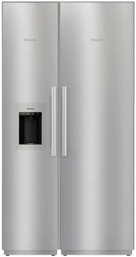 Miele MIREFFRSS02 Side-by-Side Column Refrigerator & Freezer Set with ...