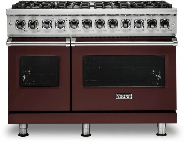 Viking VDR5488BKALP 48 Inch Dual Fuel Range with TruConvec™ Convection ...
