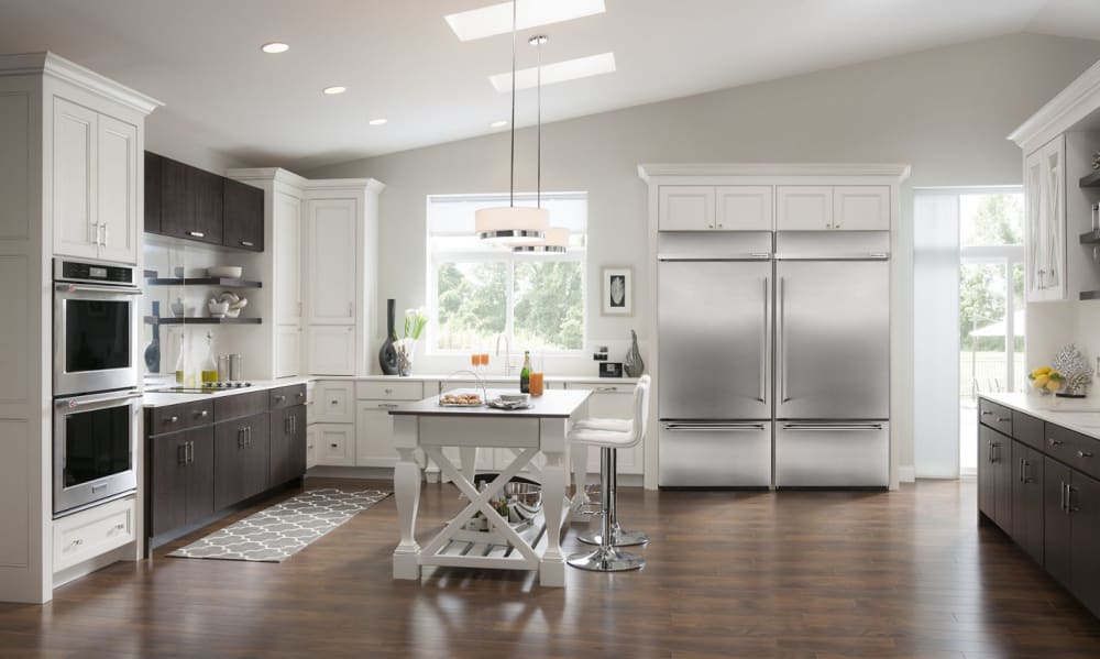 KitchenAid KBBL306ESS 36 Inch Built-In Bottom Mount Refrigerator with ...