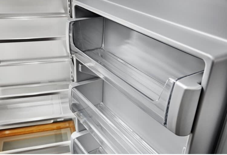 KitchenAid KBSN702MPS 42 Inch Built-In Side by Side Refrigerator with ...