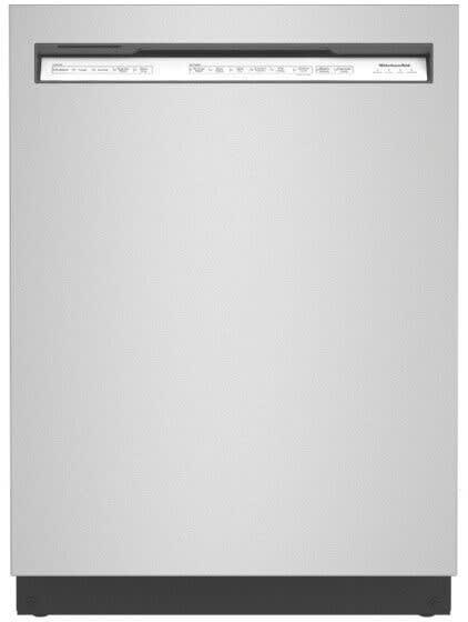 KitchenAid KDFM404KPS 24 Inch Built-In Dishwasher with 16 Place Setting ...