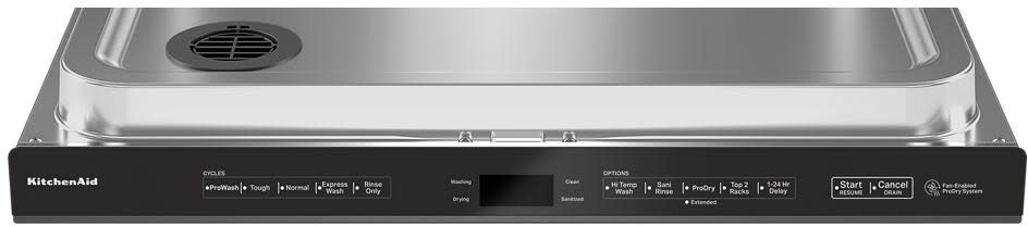 KitchenAid KDPM604KBS 24 Inch Fully Integrated Dishwasher with 16 Place ...