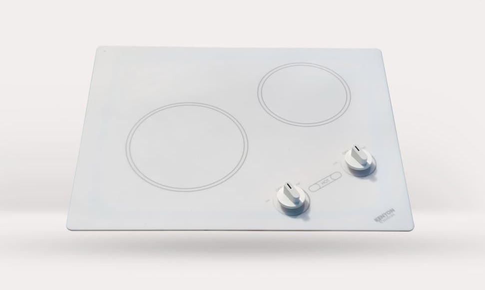 Kenyon B49513 21 Inch Electric Cooktop with 2 Elements, Ceramic Glass ...