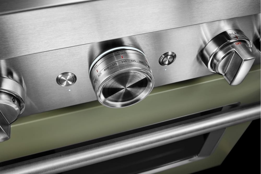 KitchenAid KFDC500JAV 30 Inch Freestanding Dual Fuel Smart Range with 4 ...