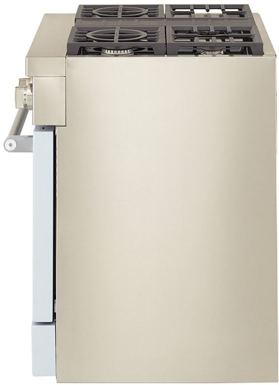 KitchenAid KFDC500JMB 30 Inch Freestanding Dual Fuel Smart Range with 4 ...