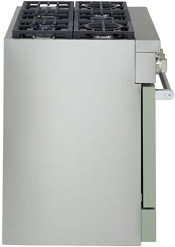 KitchenAid KFDC506JAV 36 Inch Freestanding Dual Fuel Smart Range with 6 ...