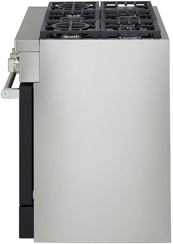 KitchenAid KFDC506JBK 36 Inch Freestanding Dual Fuel Smart Range with 6 ...