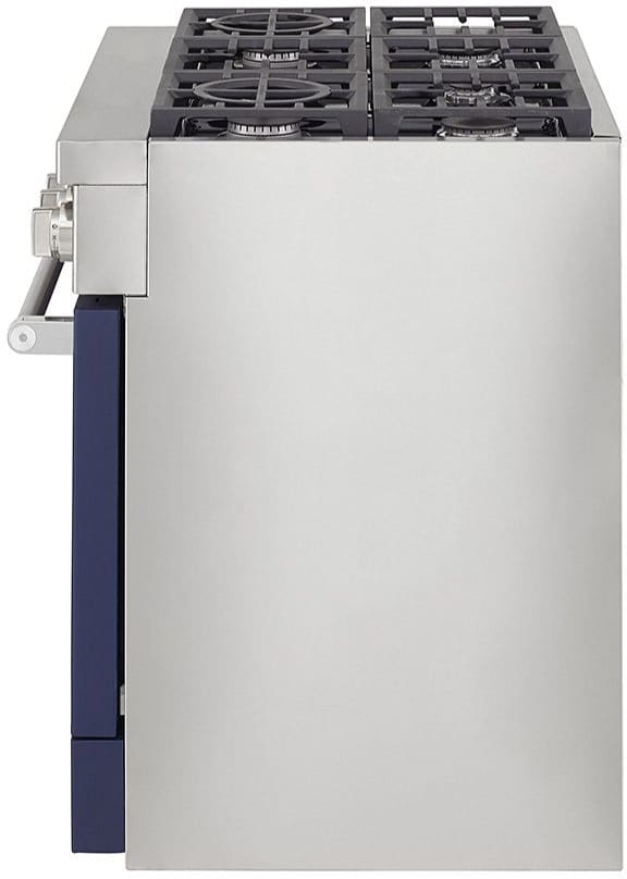 KitchenAid KFDC506JIB 36 Inch Freestanding Dual Fuel Smart Range with 6 ...