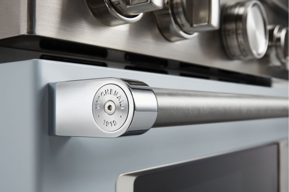 KitchenAid KFDC506JMB 36 Inch Freestanding Dual Fuel Smart Range with 6 ...
