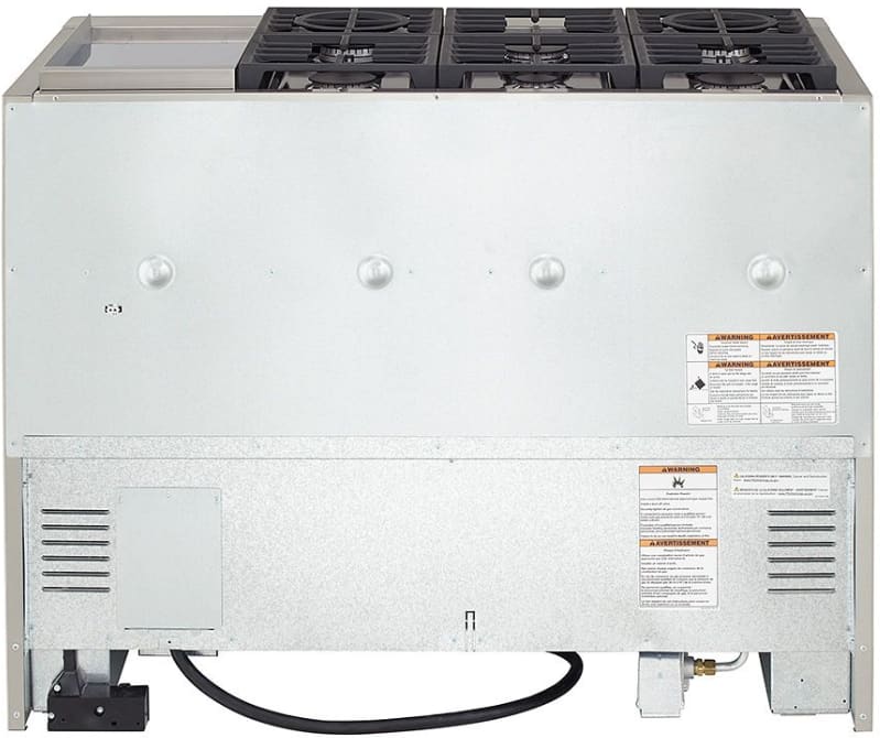 KitchenAid KFDC558JSC 48 Freestanding Dual Fuel Smart Range with 6 ...