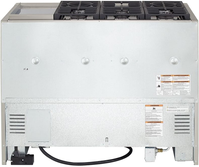 KitchenAid KFDC558JSS 48 Freestanding Dual Fuel Smart Range with 6 ...