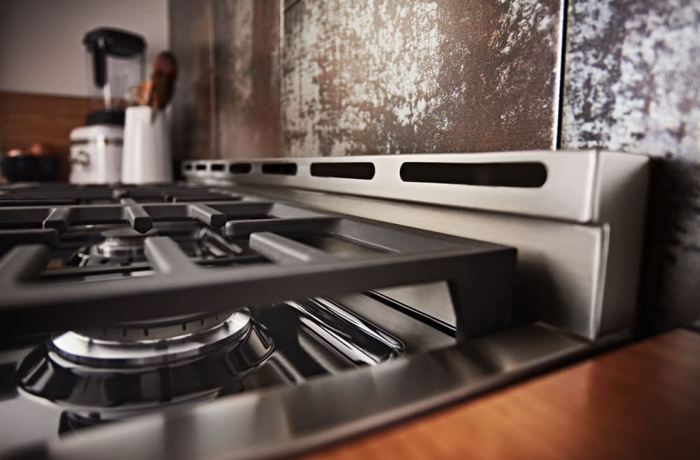 KitchenAid KFGC506JAV 36 Inch Smart Commercial Style Gas Range with 6 ...