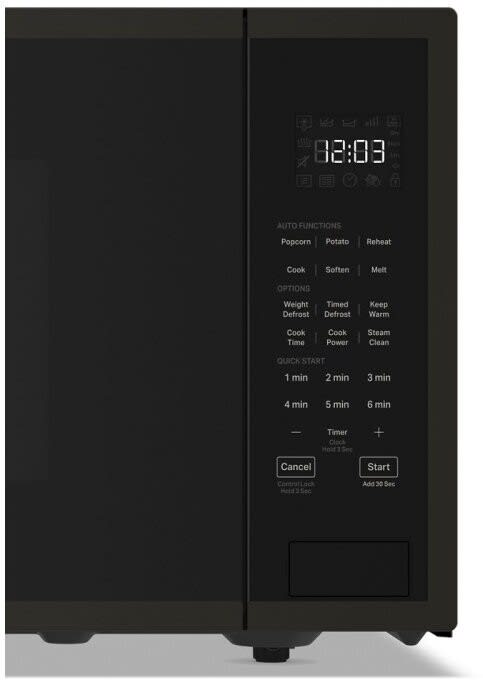 KitchenAid KMCS324PBS 24 Inch Countertop Microwave with 2.2 cu. ft ...