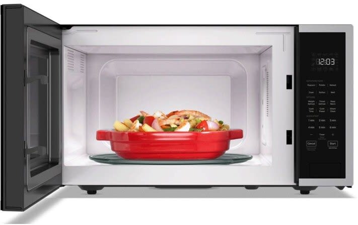 KitchenAid KMCS324PPS 24 Inch Countertop Microwave with 2.2 cu. ft ...