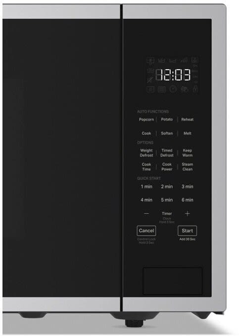 KitchenAid KMCS324PPS 24 Inch Countertop Microwave with 2.2 cu. ft ...